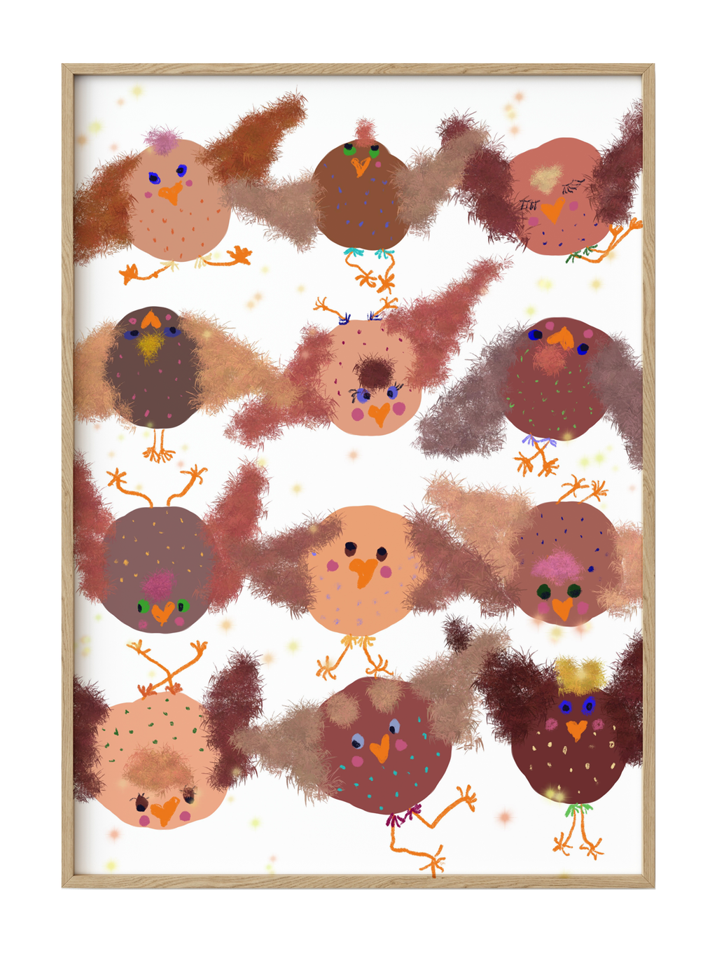 BØRD - "Endelig Fugltallig" – Too Many Prints