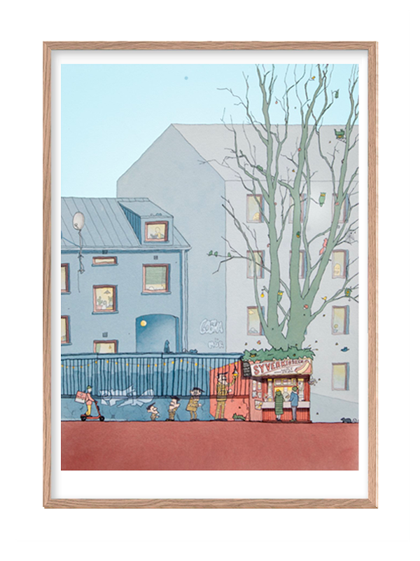Magnus Schive - "Syverkiosken" (50x70cm) – Too Many Prints
